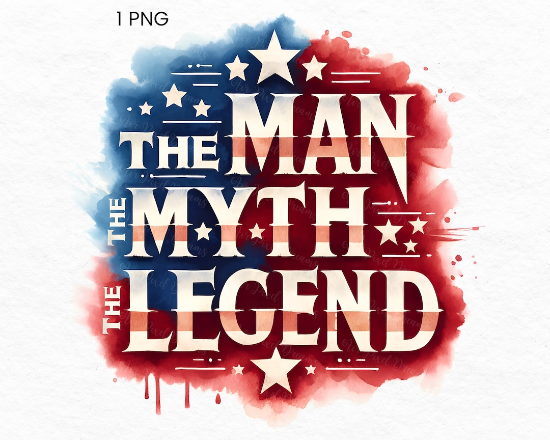 The Man, the Myth, the Legend Clipart - Printable Art, Digital Download ...