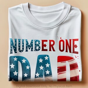 Number One Dad Clipart - Digital Download, Father's Day Sublimation ...