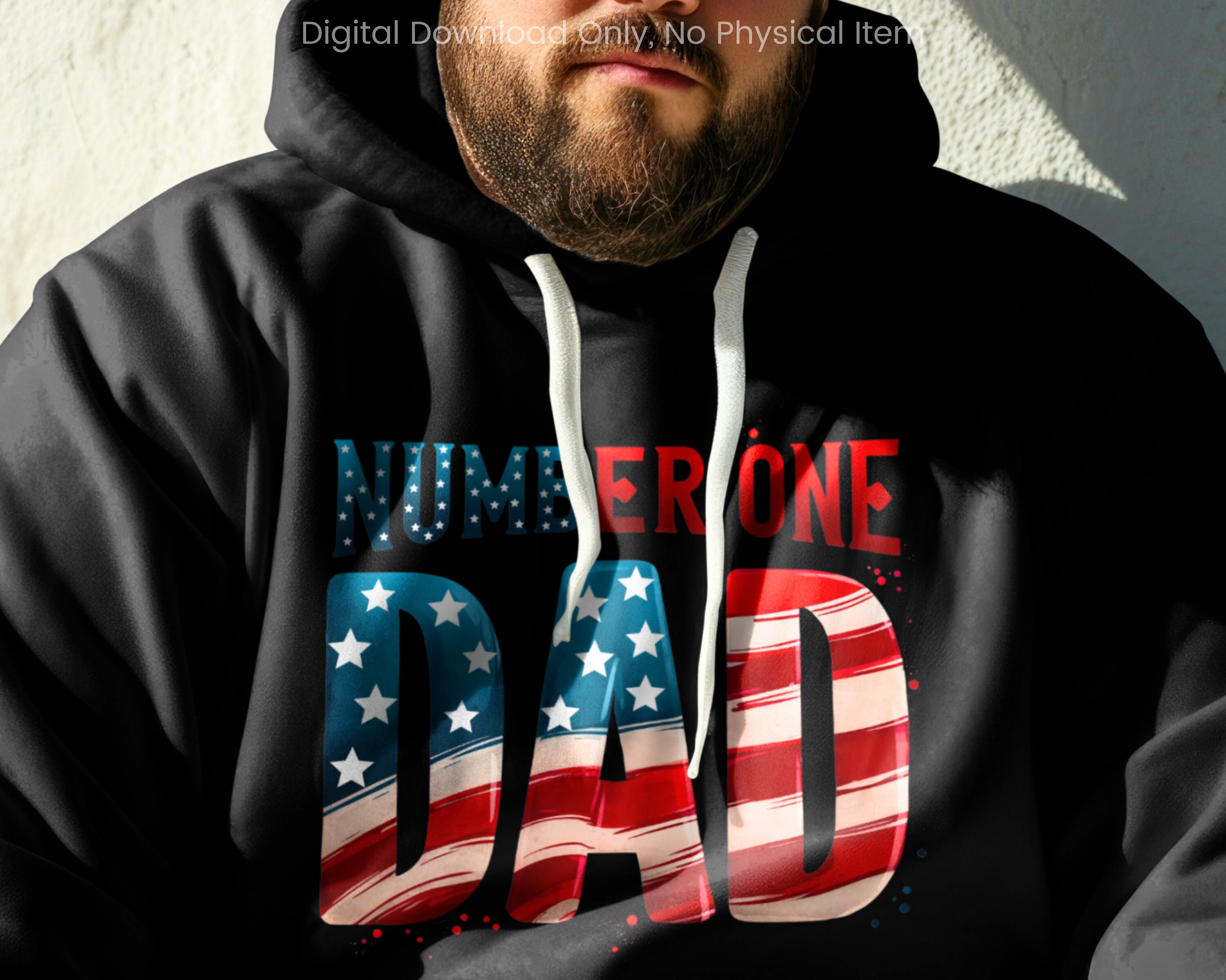 Number One Dad Clipart Digital Download, Father's Day Sublimation, USA ...