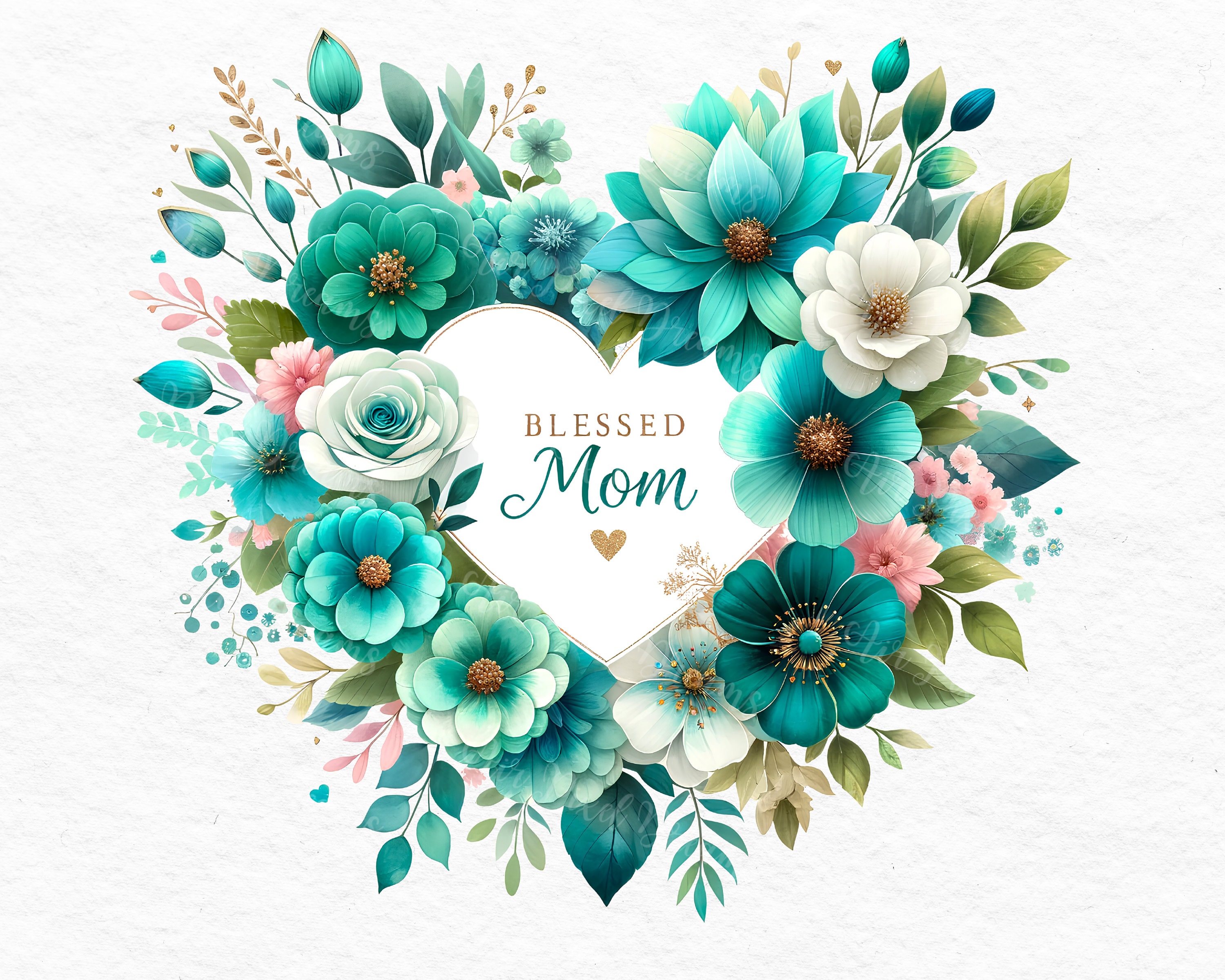 Blessed Mom Png, Mom Day Design Bundle, Mothers Day Bundle, Mother's ...