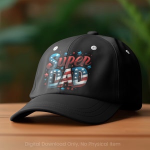 Super Dad PNG Clipart - Digital Download, Father's Day Sublimation, USA ...