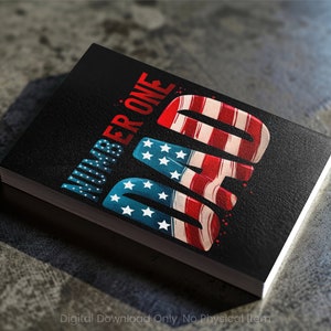 Number One Dad Clipart - Digital Download, Father's Day Sublimation ...