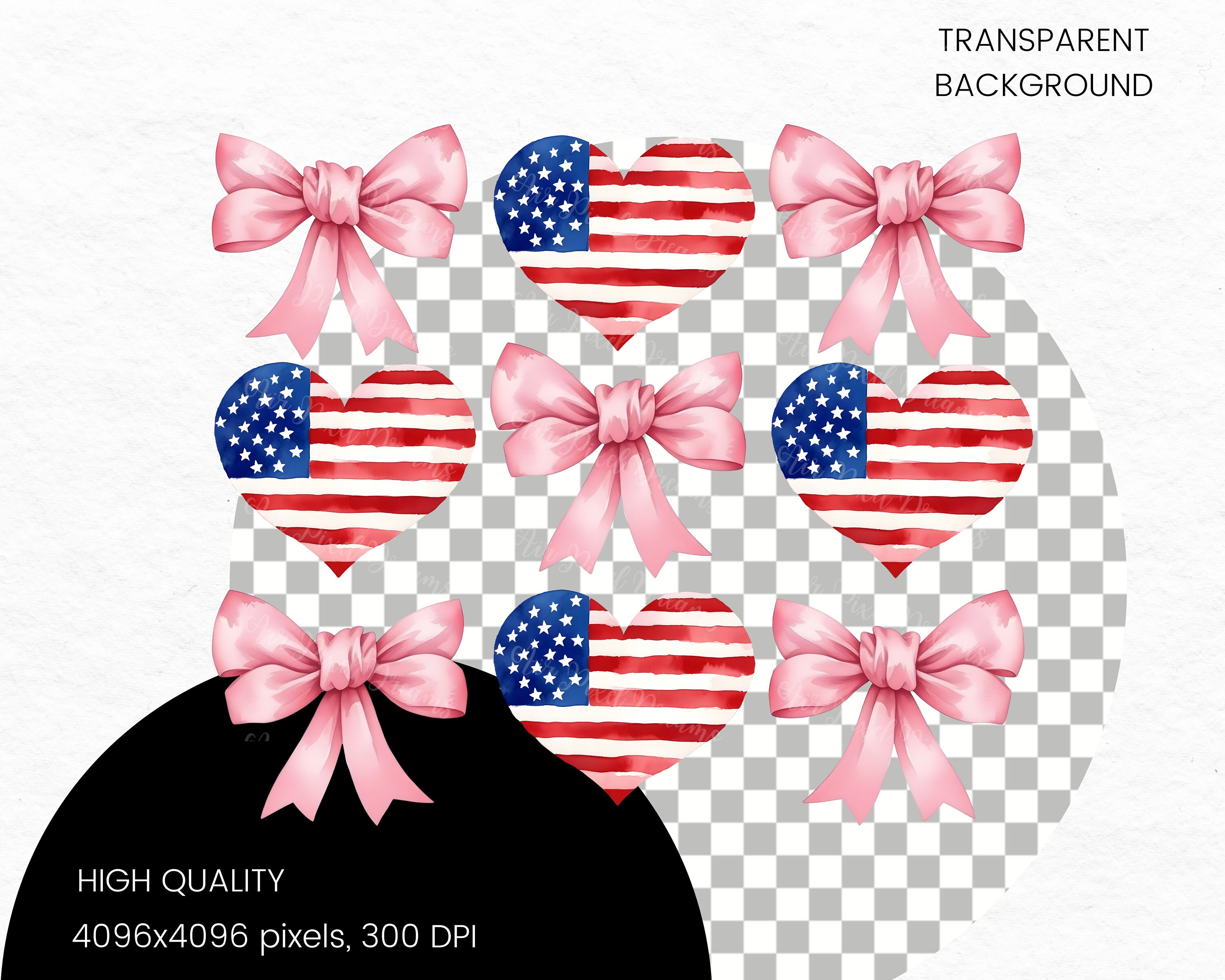 Coquette 4th of July Png, Patriotic Coquette Designs, Cute Coquette ...