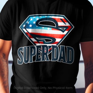 Super Dad PNG Clipart - Digital Download, Father's Day Sublimation, USA ...