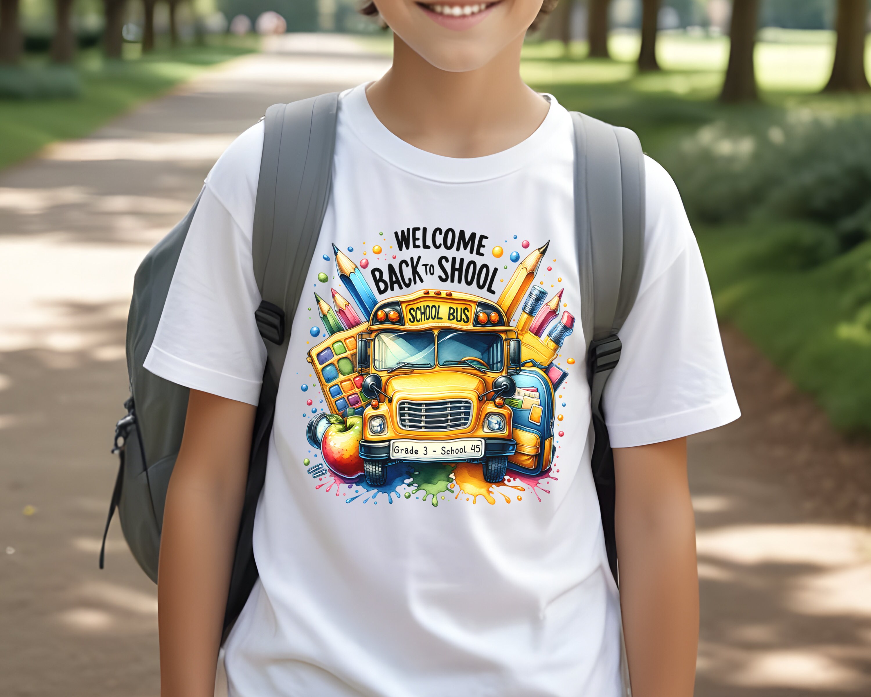 Welcome Back to School PNG School Bus Clipart Back to School 2024 ...