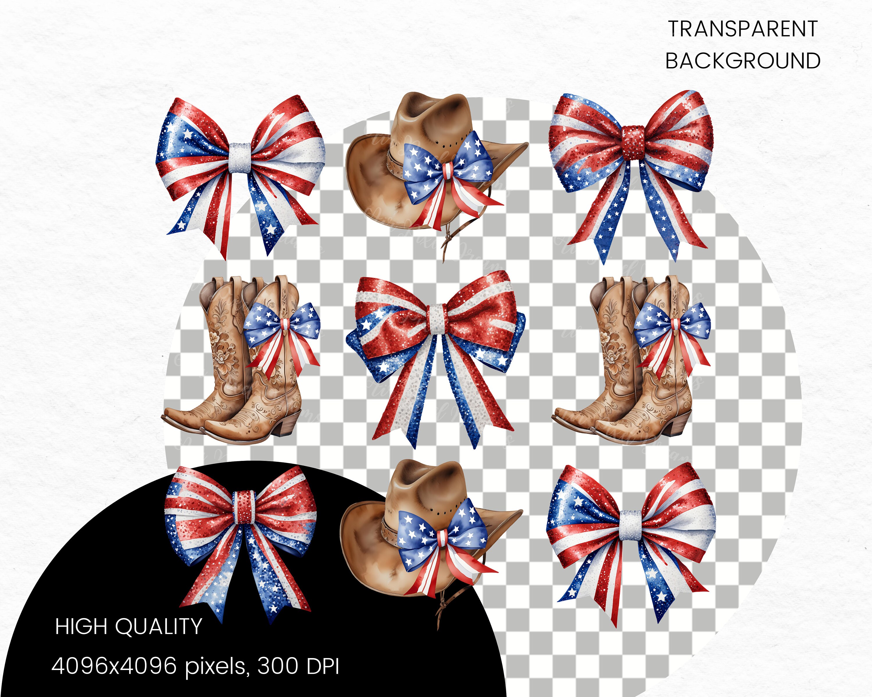 Coquette 4th of July Png, Country Western Png, Cowgirl Clipart, Western ...