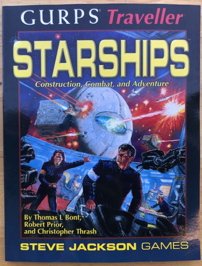 GURPS Traveller: STARSHIPS 1ST EDITION Construction Combat Adventure ...