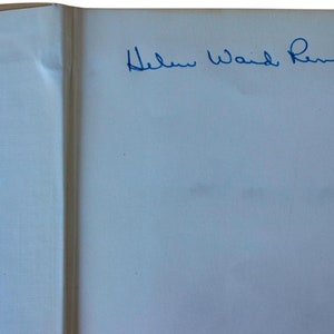HELEN WARD RENNIE Tale of Two Towns Signed Hardcover Historical Fiction ...