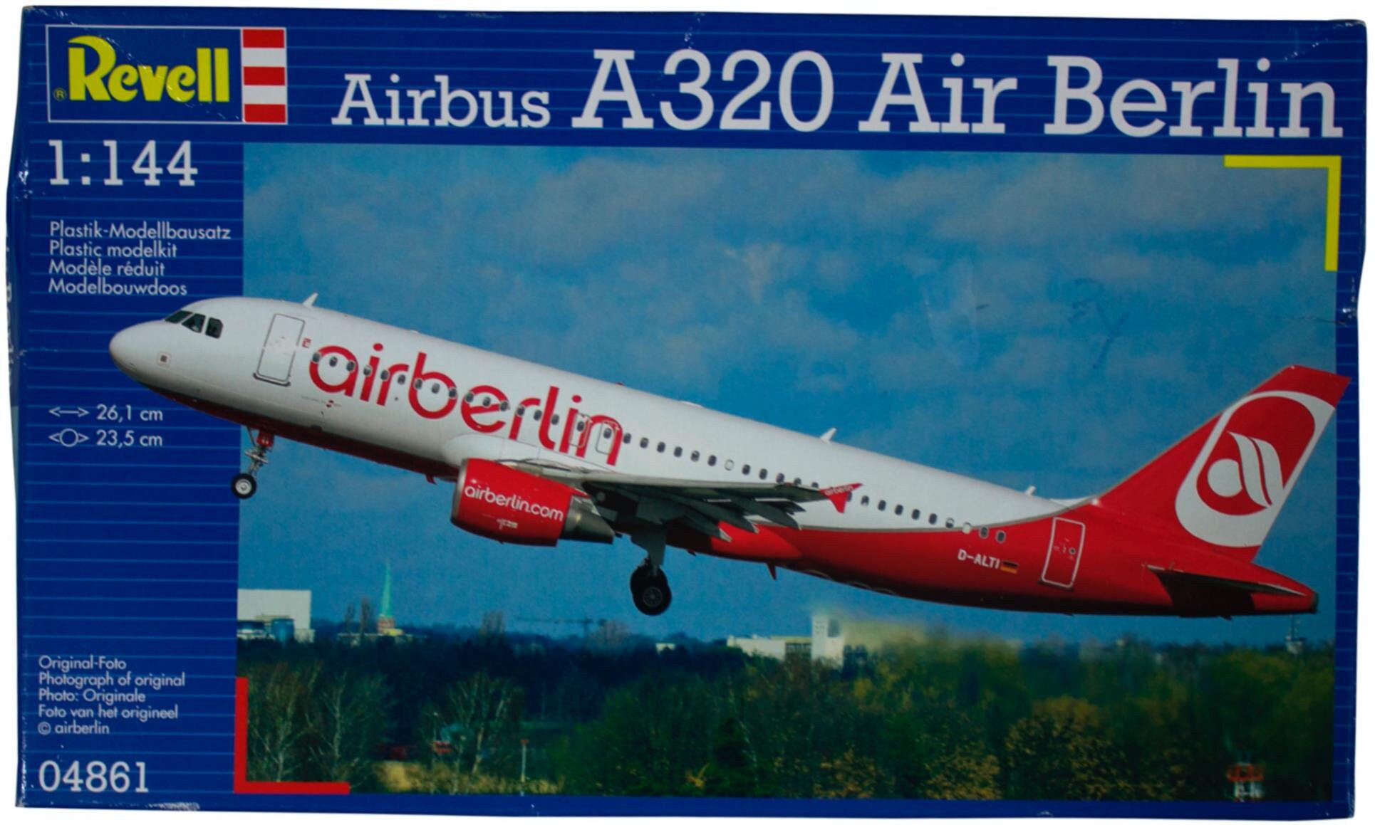 REVELL Airbus A320 Air Berlin Model AIRPLANE KIT 1:144 German New in ...