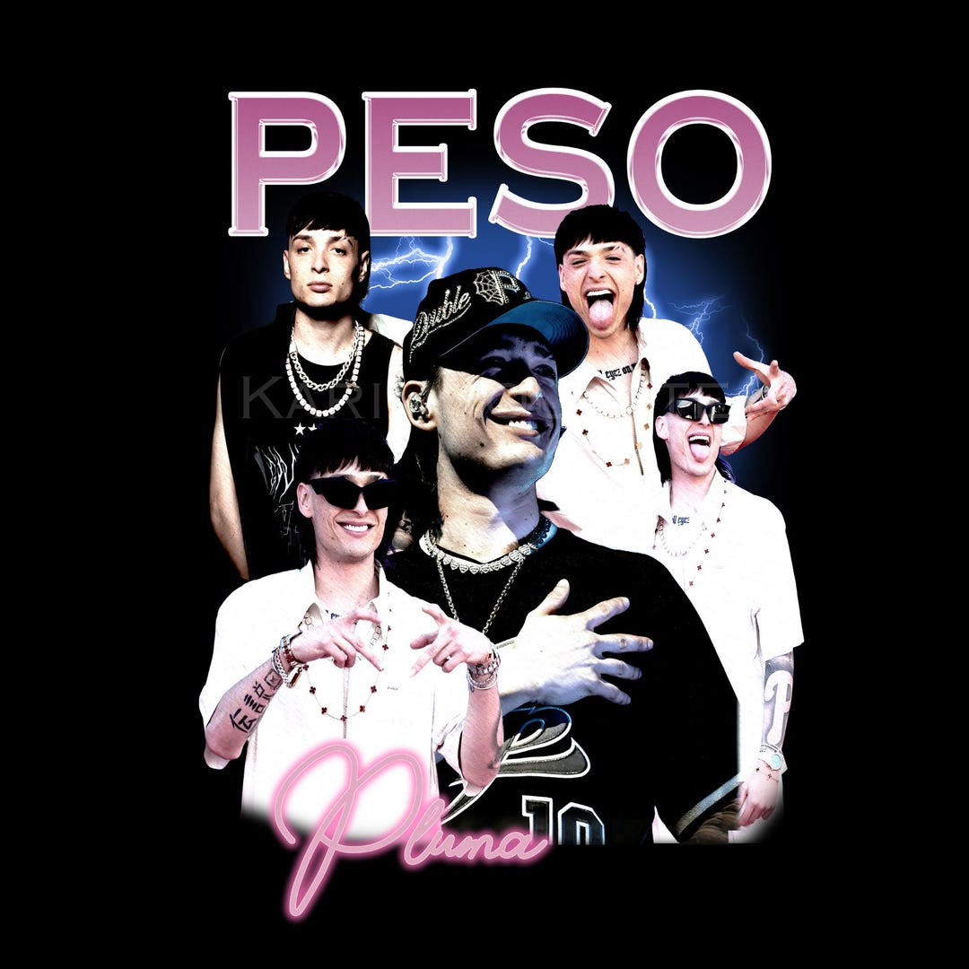 Peso Pluma Bootleg Printable, Vintage Wall Decor, Unique Gift for Fans ...