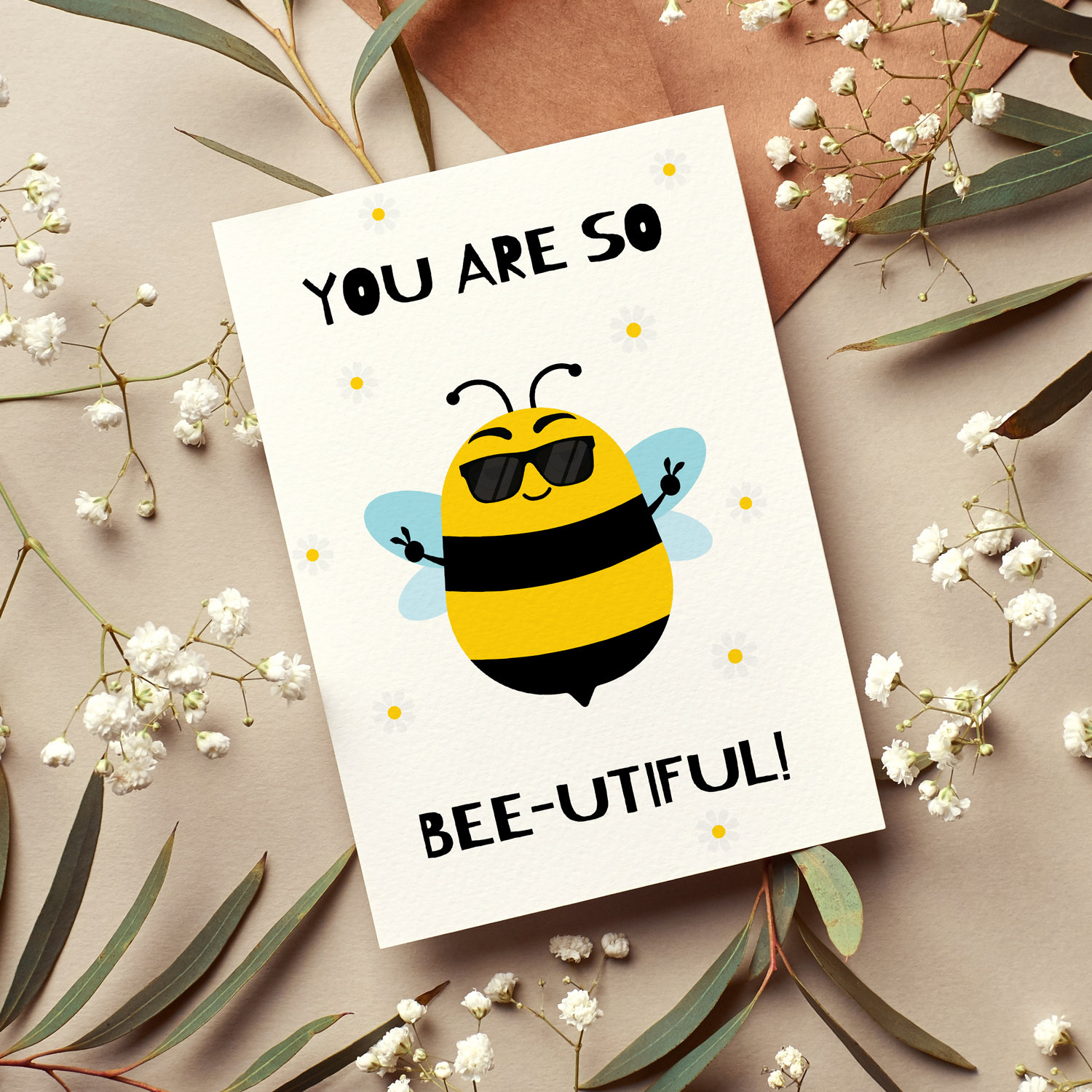 Bee You Are Bee-utiful Card, Bee Card, Cute Bee Cards, Greeting Cards ...