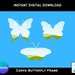 Butterfly Frame Template for Canva - Editable Designs, Canva Mockups ...