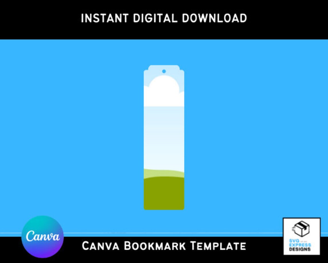 Canva Editable Bookmark Template, DIY Custom Bookmarks, Personalized ...