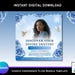 4-pack Blue Church Conference Flyer Bundle: Editable Blue Church ...