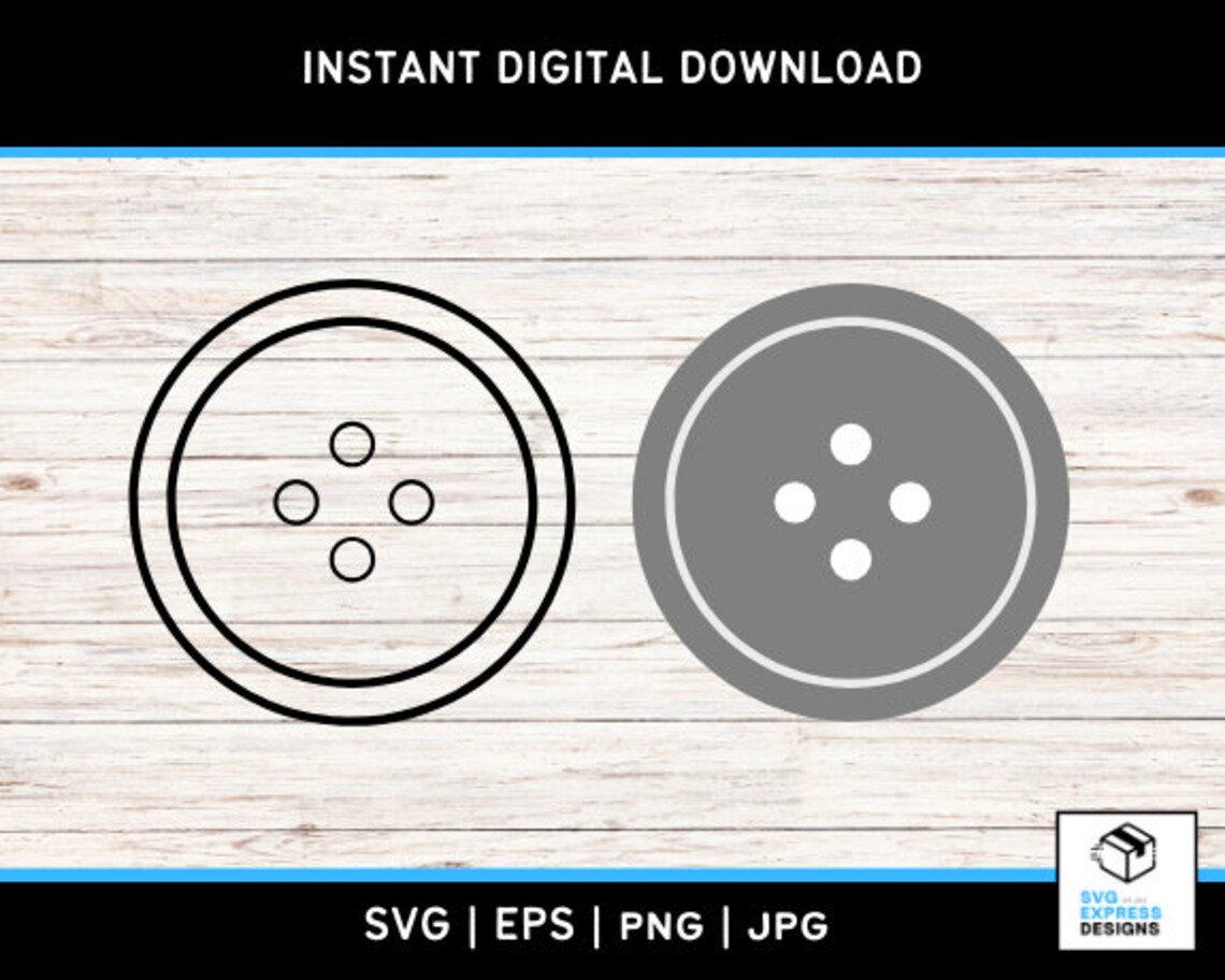 Sewing Button SVG, Tailor's Notion Clipart, Crafty Sewing Machine ...