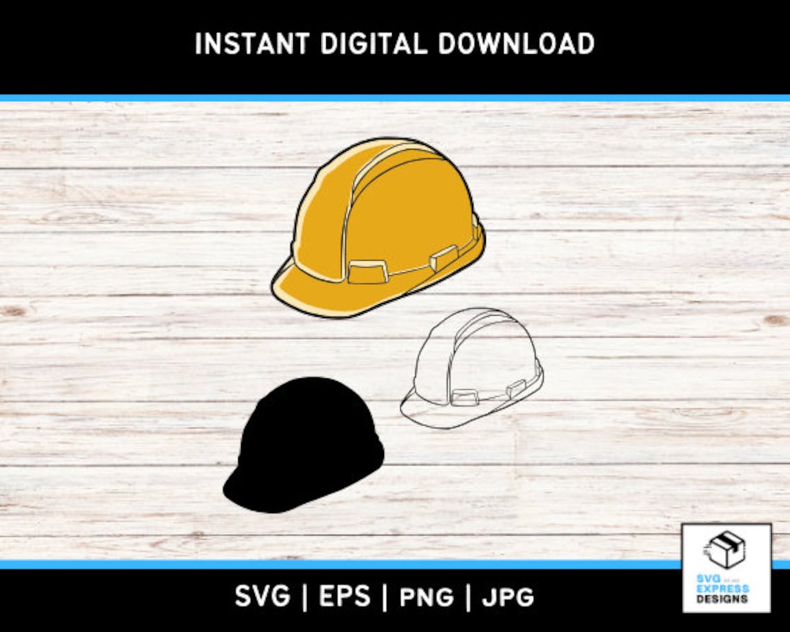 Hard Hat Silhouette PNG: Safety Gear Clipart for Construction Workers ...
