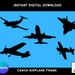 Canva Airplane Frame Template - Editable Designs, Canva Mockups ...