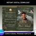 Green Camouflage Army Canva Funeral Program Template – Elegant Bi-fold ...