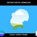 Canva Turkey Frame Template Editable Turkey Canva Frame, Custom Canva ...