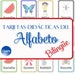 Tarjetas Didácticas Del Alfabeto, Bilingüe Inglés - Español ...