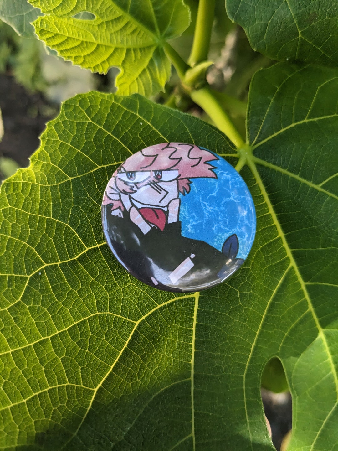 Jackal Sticking Out Tounge Pin/button - Etsy