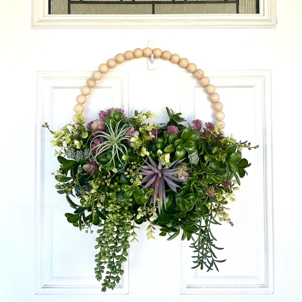 Succulent Wreaths for Front Door - Etsy