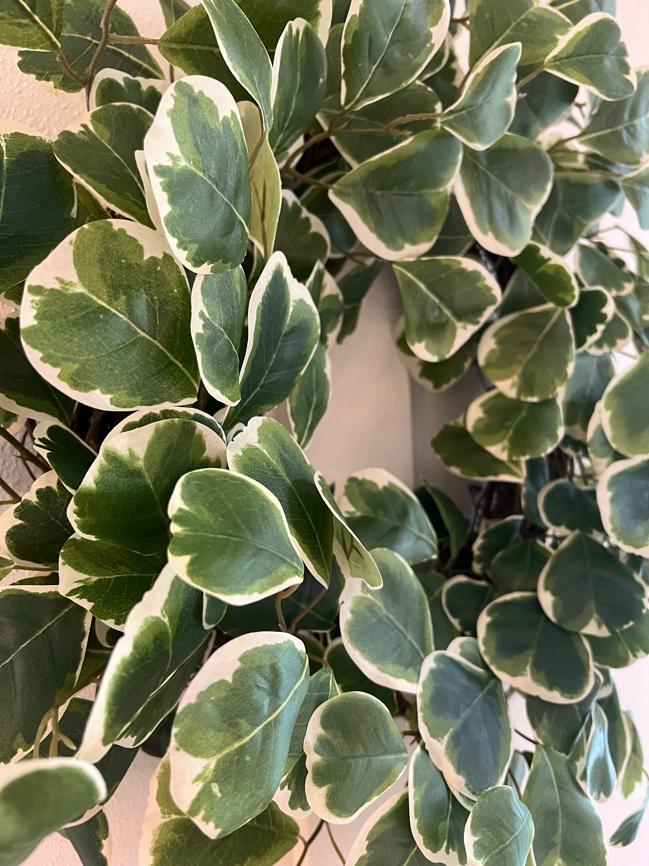 Year Round Greenery Wreath, Front Door Greenery Wreath, Spring Wreath ...