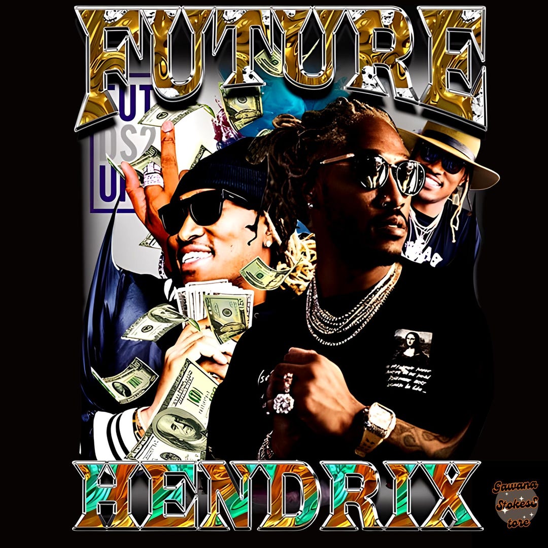 Future PNG High Quality, Hip Hop Music Vintage Graphic Digital Vintage ...