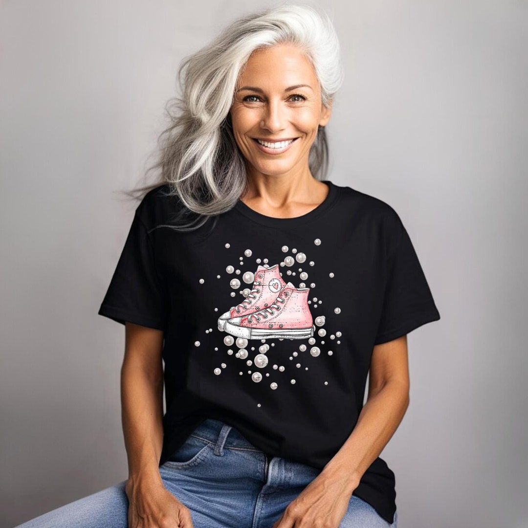 Chucks and Pearls Tee, Kamala Harris 2024, Kamala for President Shirt ...