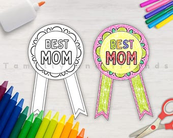 Custom Gift Best Mom DIY Ribbon, Perfect for Mother's Day Crafts, Mom ...