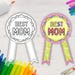 Custom Gift Best Mom DIY Ribbon, Perfect for Mother's Day Crafts, Mom ...