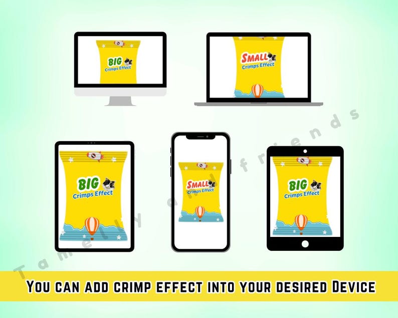 Paper Crimper Effect PNG: Chip Bag Party Favor (digital Download) - Etsy