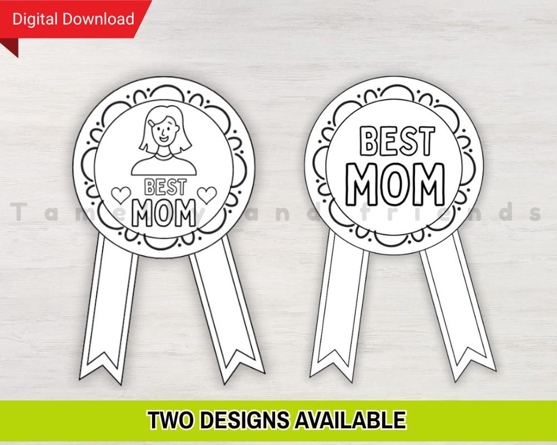 Custom Gift Best Mom DIY Ribbon, Perfect for Mother's Day Crafts, Mom ...