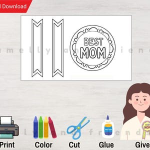 Custom Gift Best Mom DIY Ribbon, Perfect for Mother's Day Crafts, Mom ...