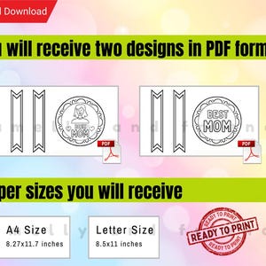 Custom Gift Best Mom DIY Ribbon, Perfect for Mother's Day Crafts, Mom ...