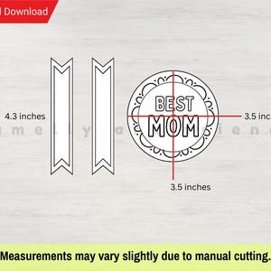 Custom Gift Best Mom DIY Ribbon, Perfect for Mother's Day Crafts, Mom ...