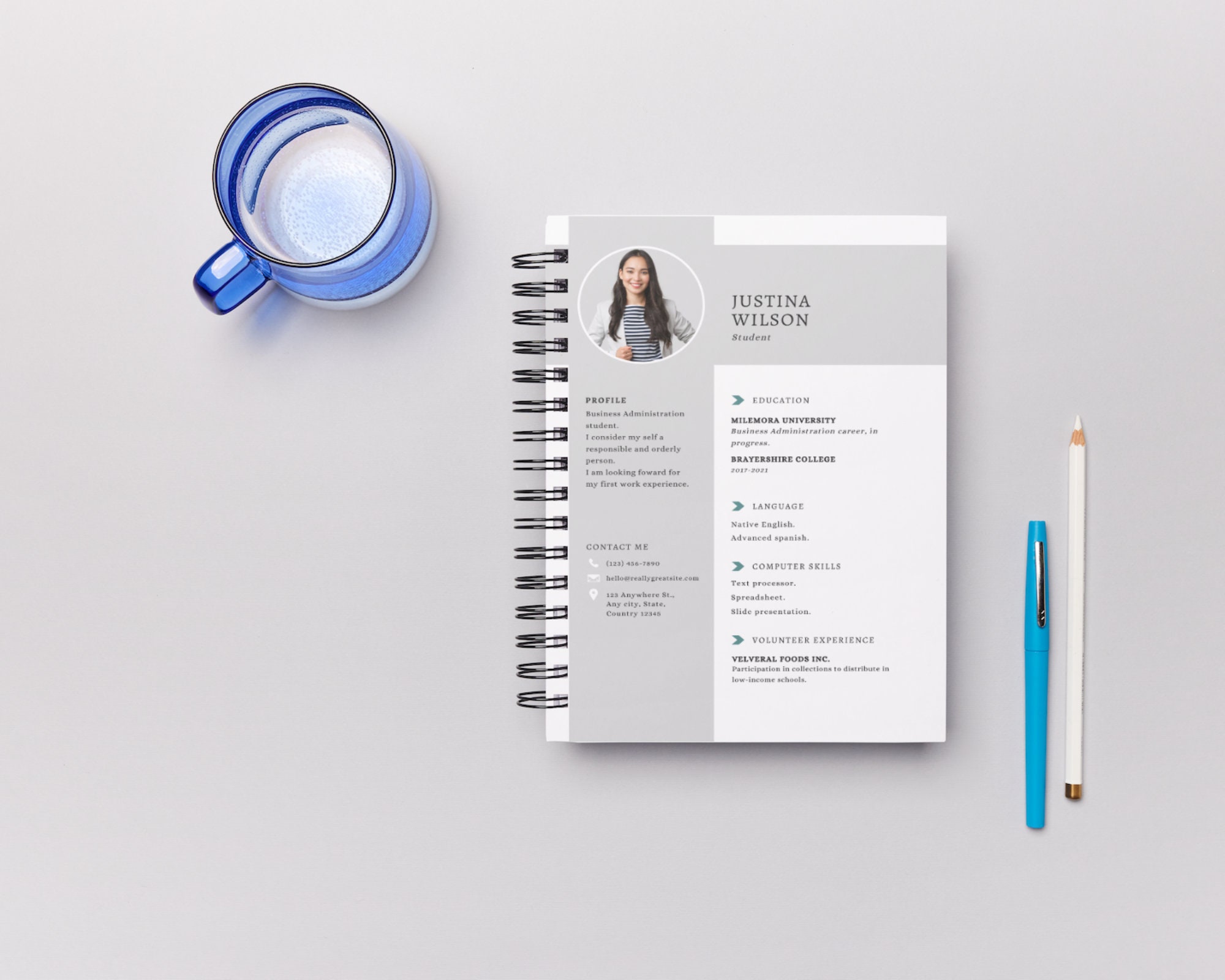 Editable Resume Template || Customizable CV Template || Modern Editable ...