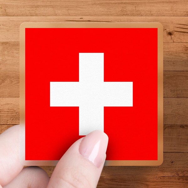 Swiss Cross Decal - Etsy