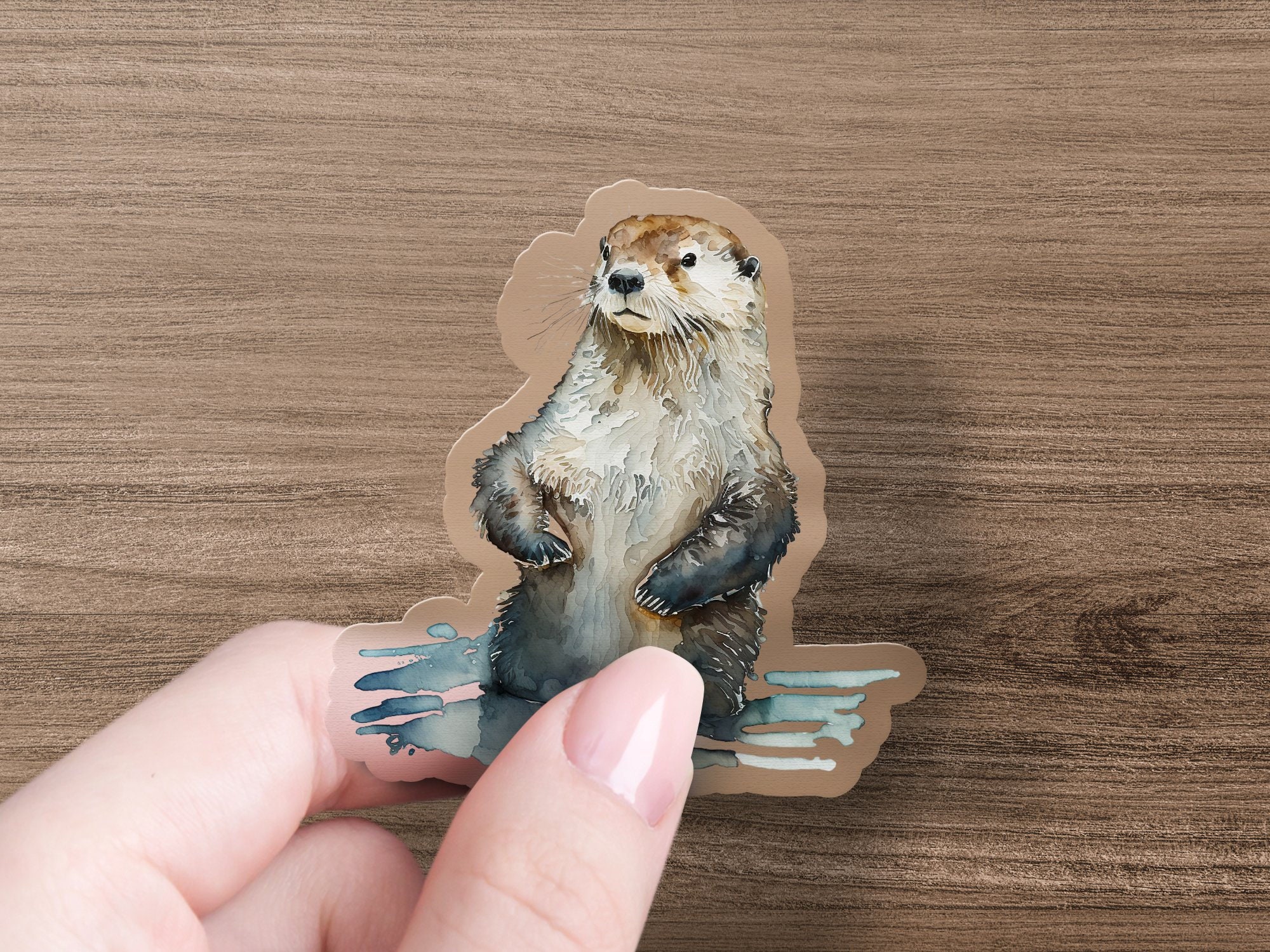 Sea Otter Sticker Vinyl Decal Laptop Sticker MacBook Decal - Etsy