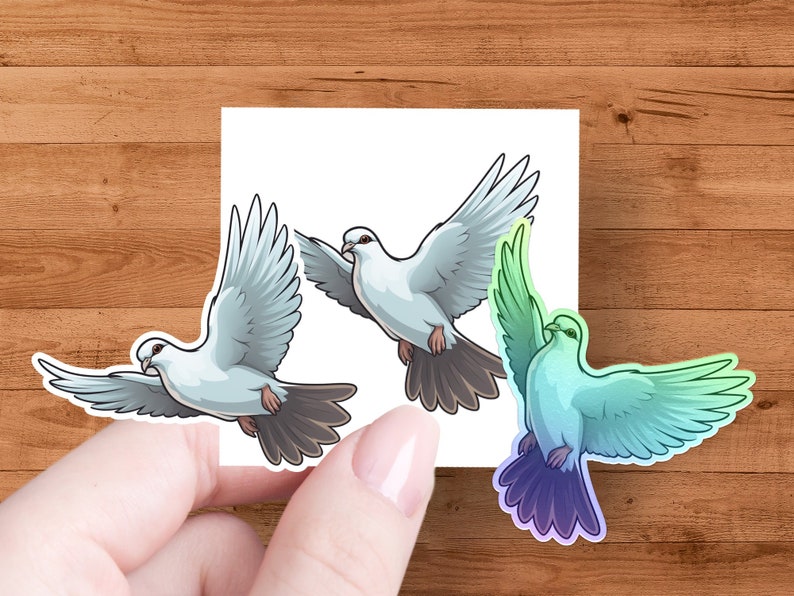 Mourning Dove Sticker, Bird Watcher Decal, Laptop, Car Window Decal ...