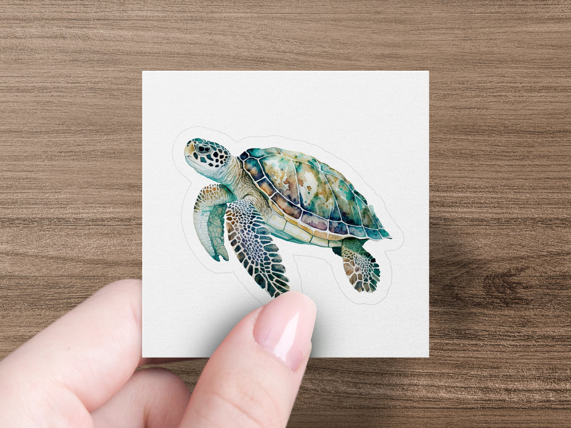 Sea Turtle Sticker, Ocean Sticker, Beach Sticker, Laptop Stickers ...