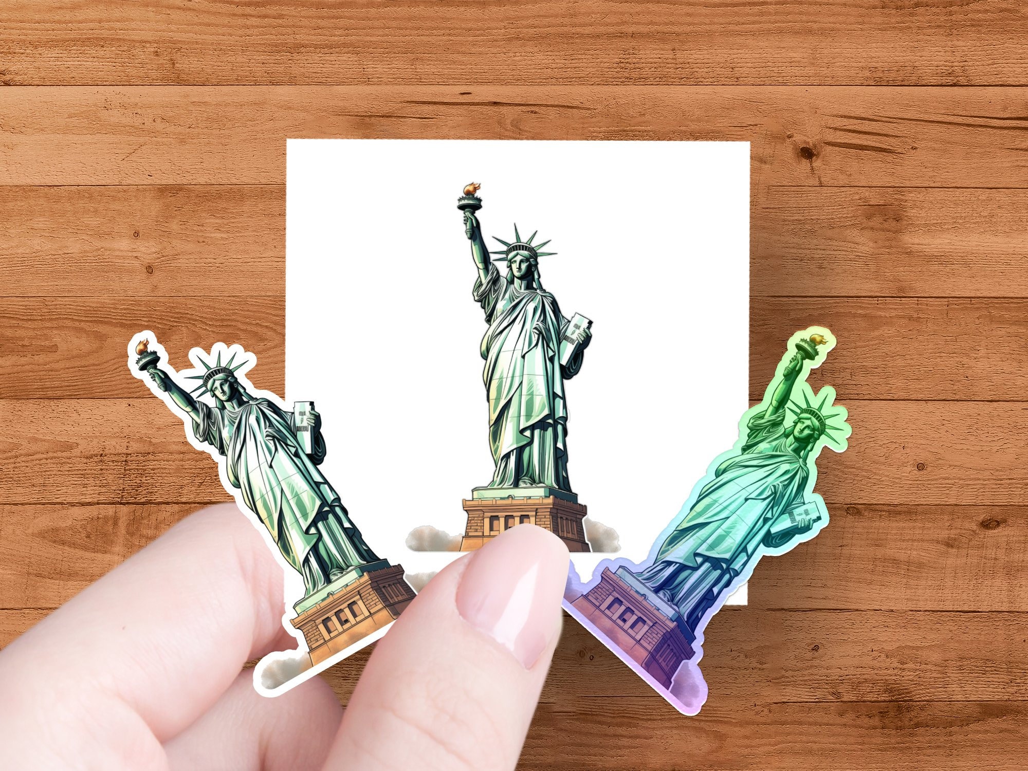Statue of Liberty Sticker, Travel Decal, Laptop, Car Window Decal ...