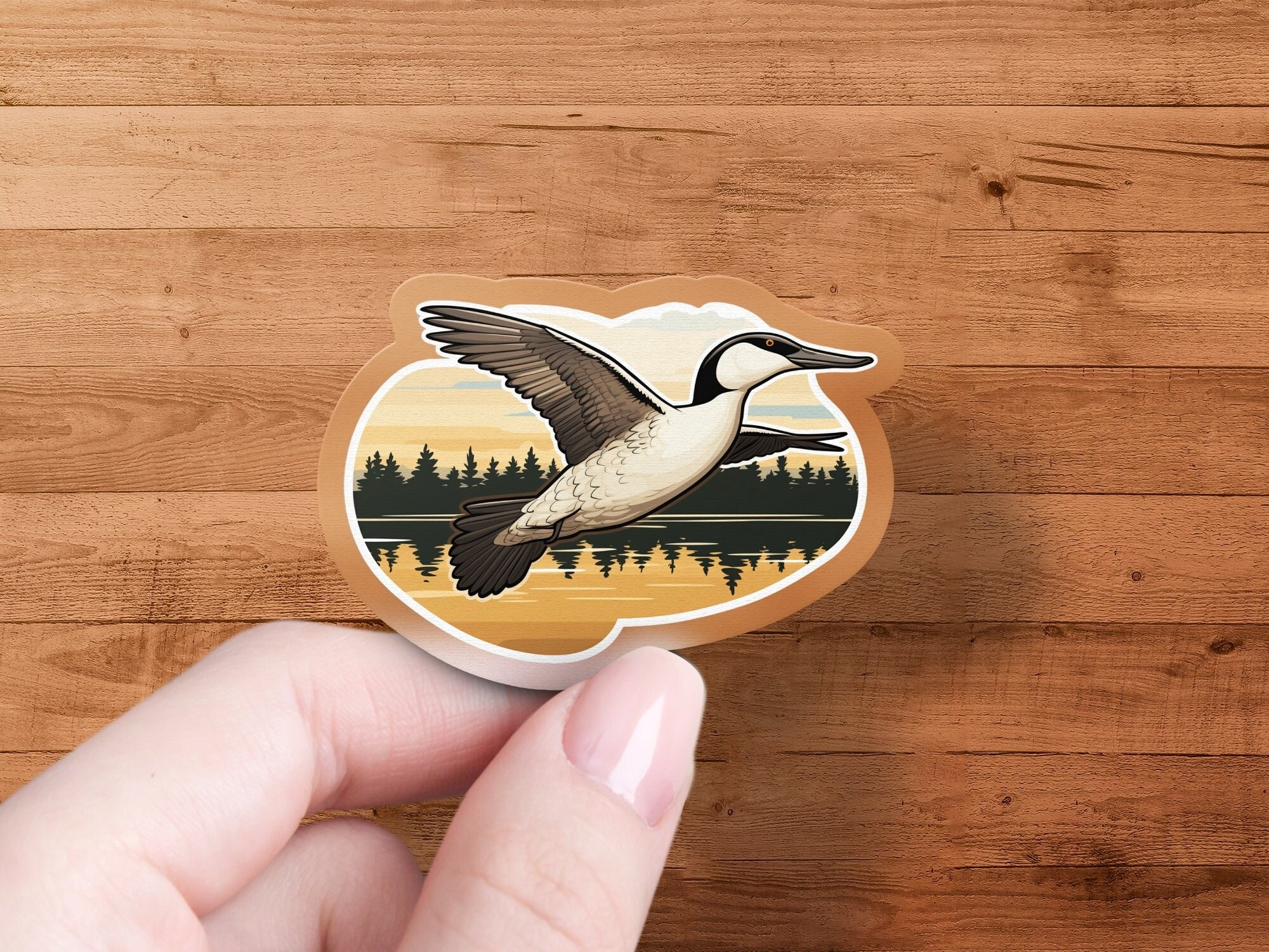 Common Loon Sticker Bird Watcher Decal Laptop Car Window - Etsy