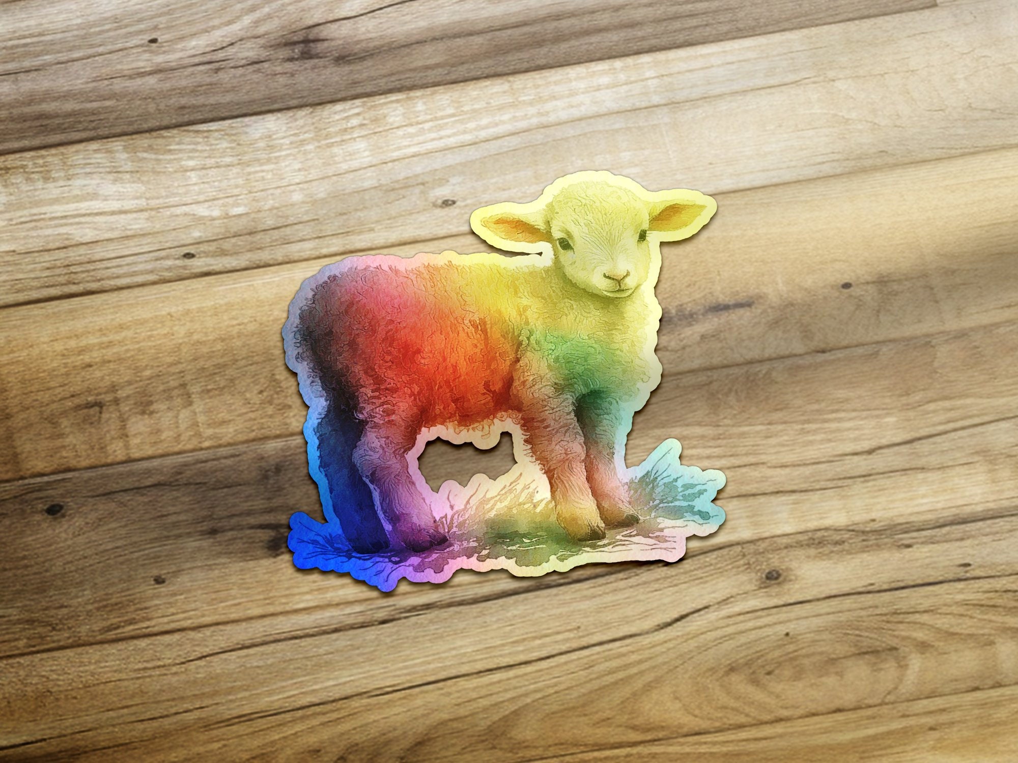 Lamb Sticker Vinyl Decal Die Cut Decal Baby Sheep Decal - Etsy