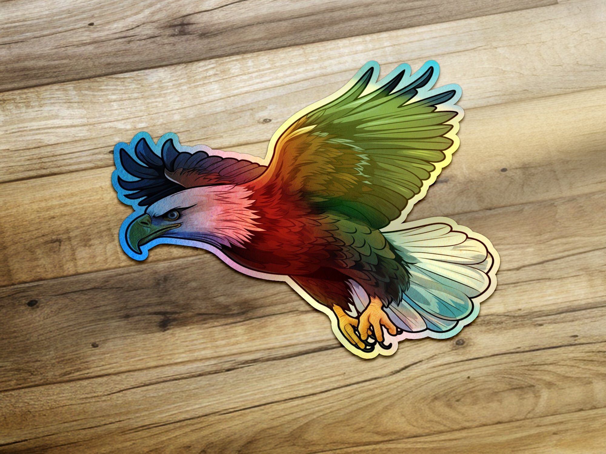 Bald Eagle Sticker, Bird Watcher Decal, Laptop, Car Window Decal, Water ...