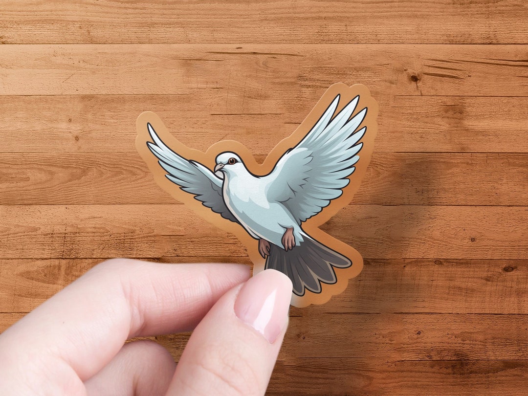 Mourning Dove Sticker, Bird Watcher Decal, Laptop, Car Window Decal ...