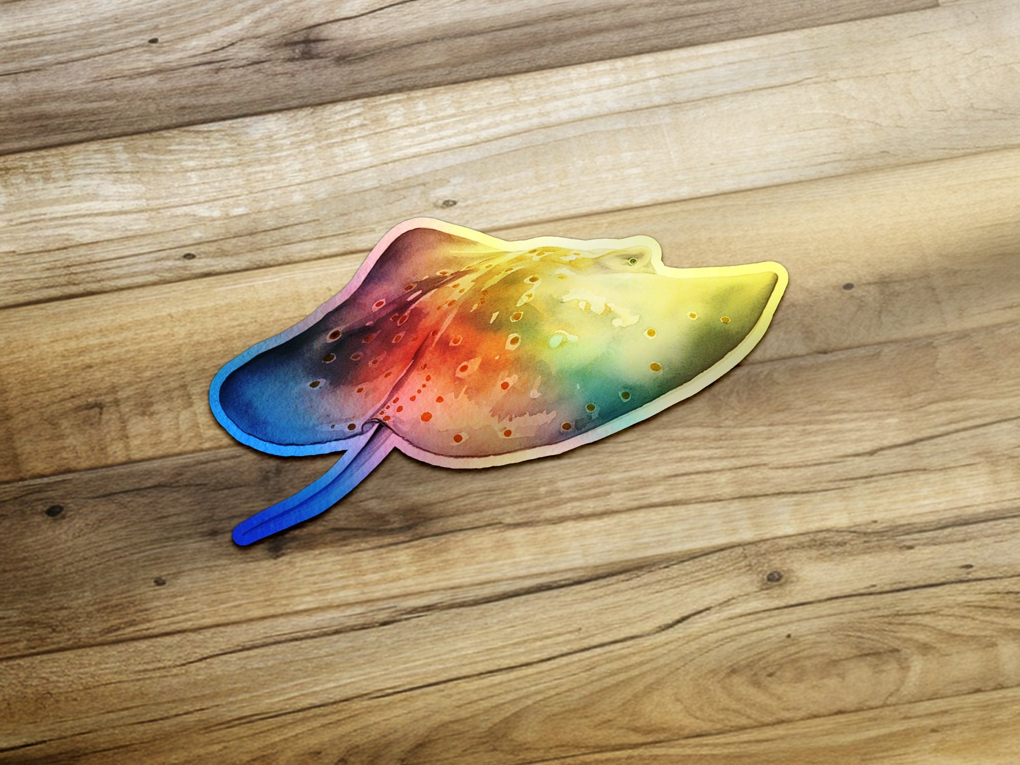 Sting Ray Sticker Car Vinyl Decal Marine Animal Sticker - Etsy