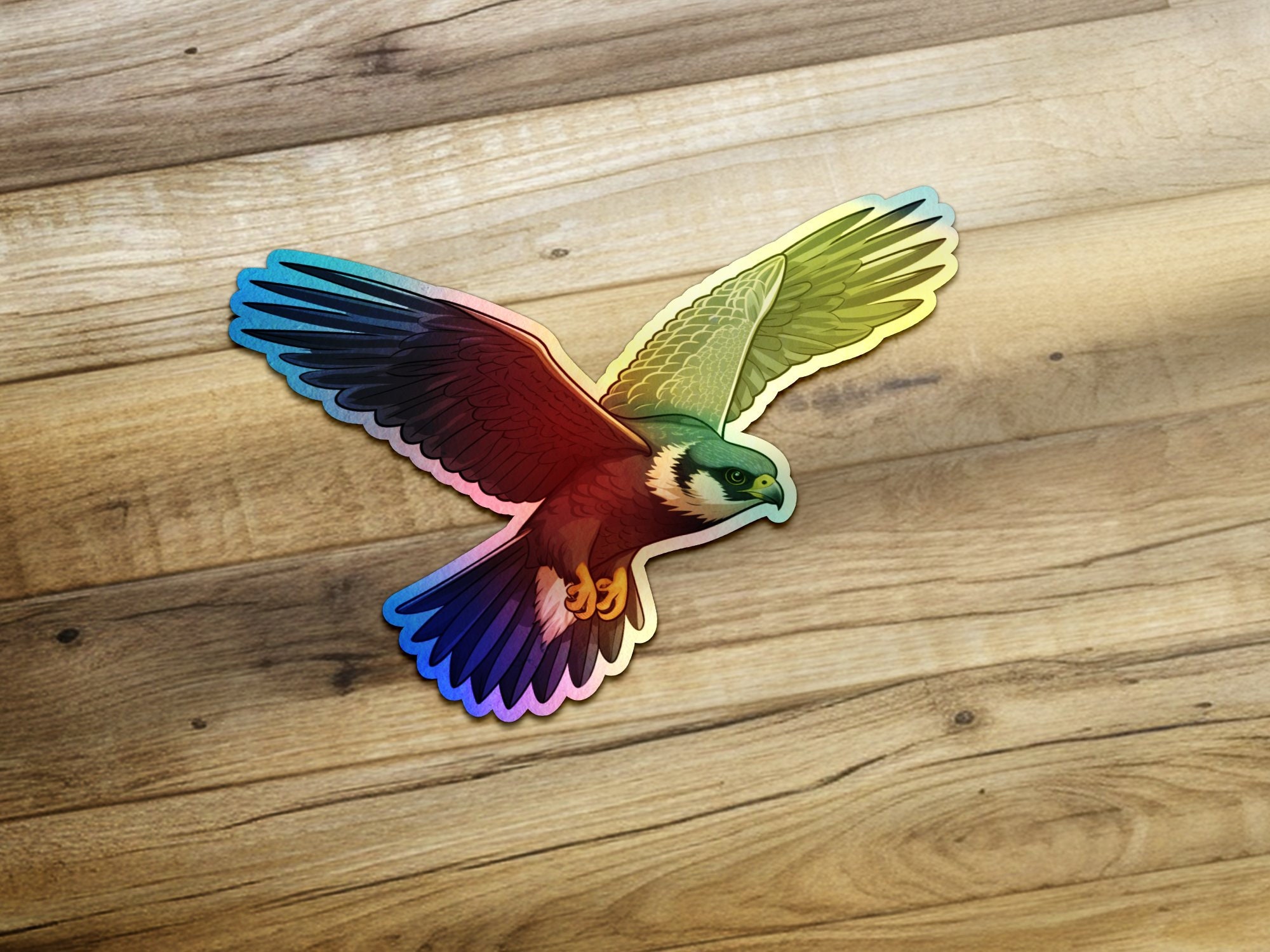 Peregrine Falcon Sticker, Bird Watcher Decal, Laptop, Car Window Decal ...