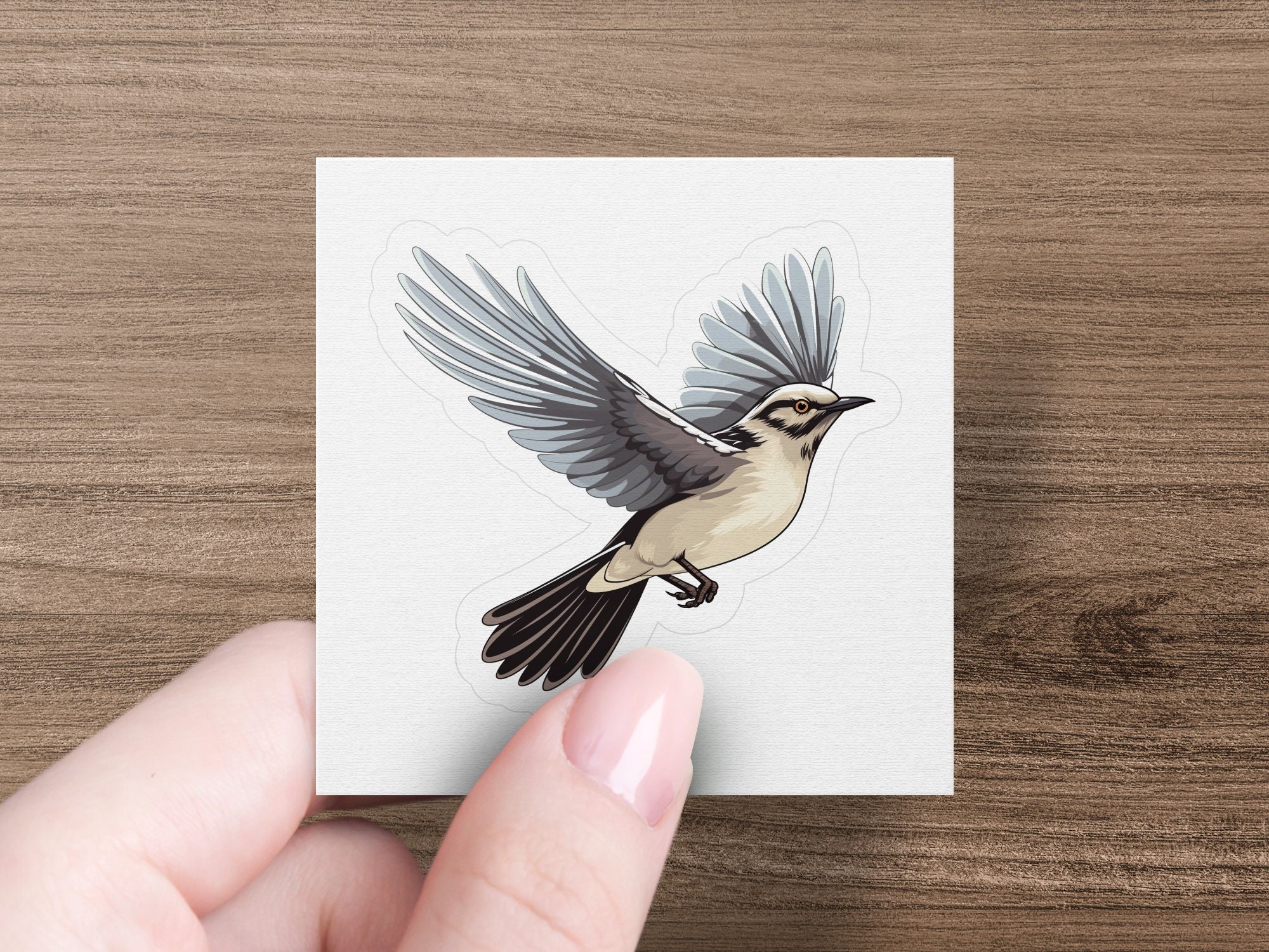 Northern Mockingbird Sticker Bird Watcher Decal Laptop Car - Etsy