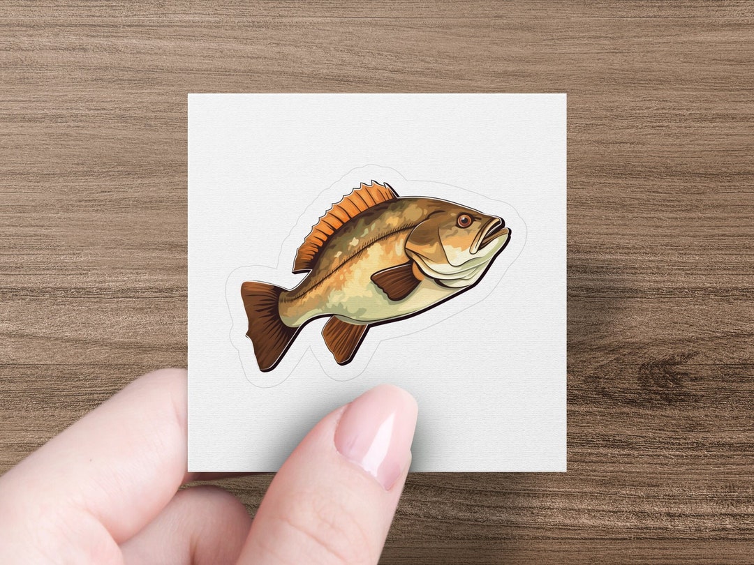 Smallmouth Bass Sticker Animal Decal Laptop Car Window - Etsy